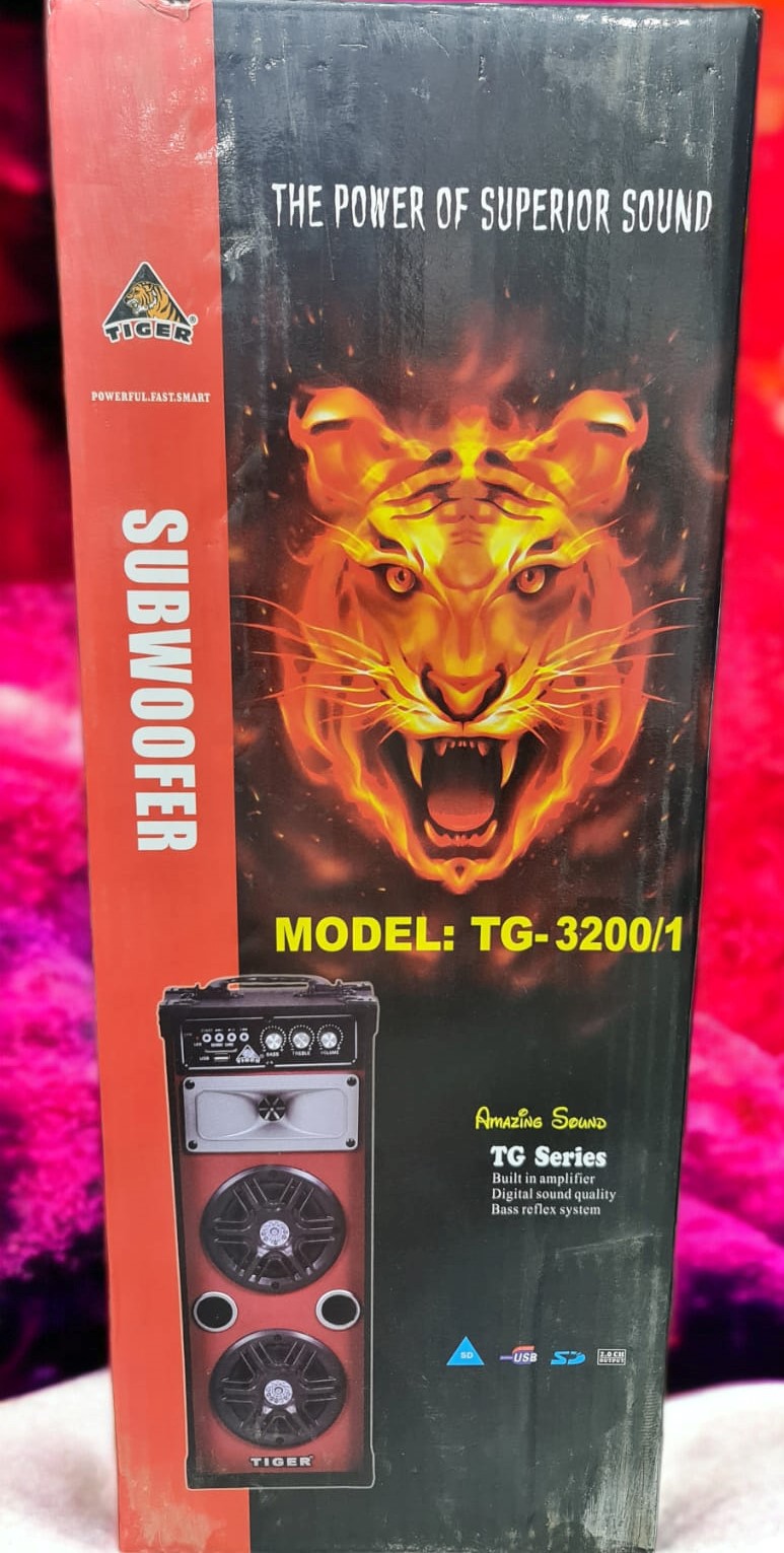 Subwoofer 4inch tiger double single 3200 | TechTopia تك توبيا